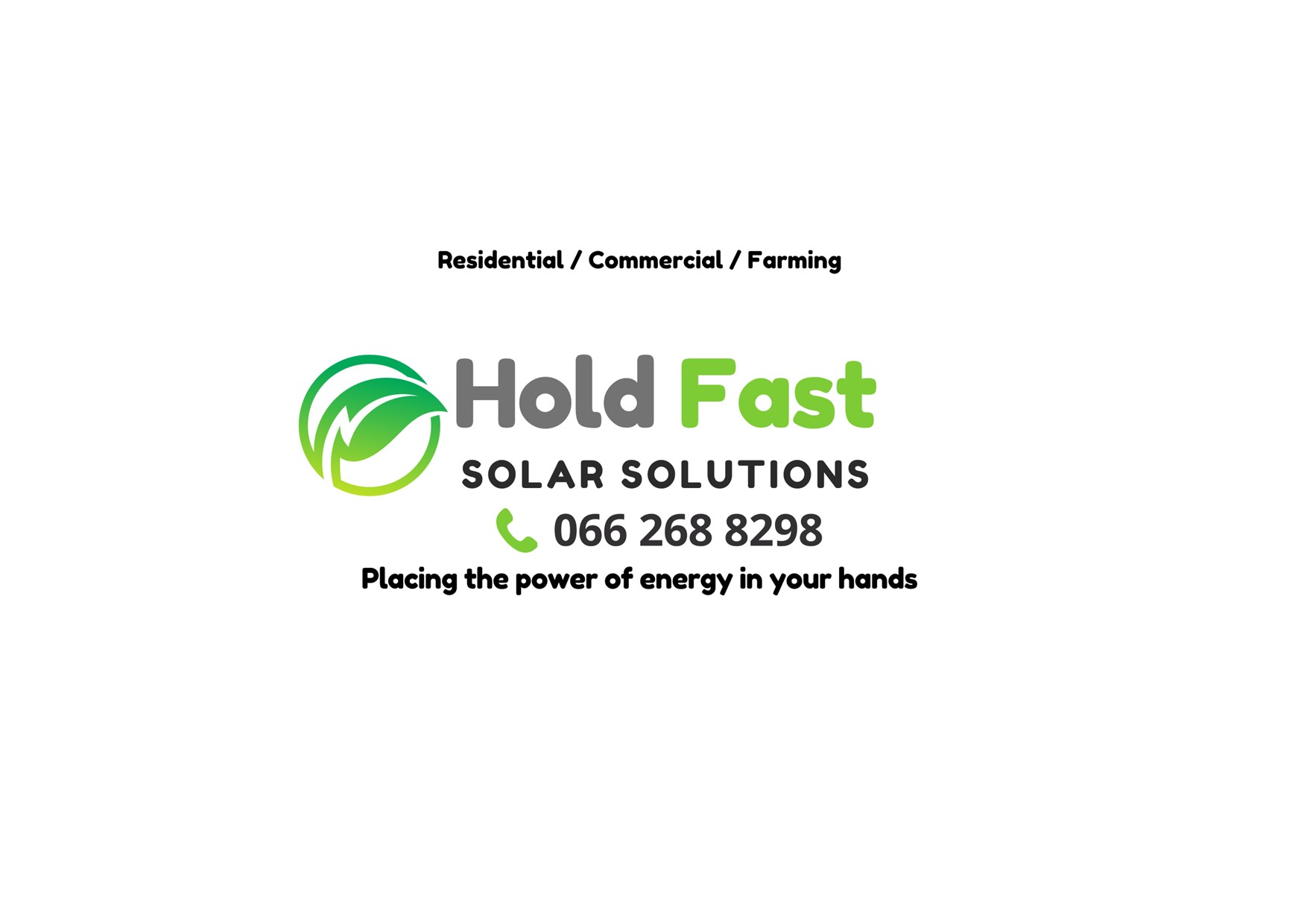 Hold Fast Solar Solutions - Solar Hub